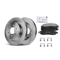 China Front Disc Brake Rotors & Ceramic Brake Pads for Dodge Dakota 2003-2004 for sale