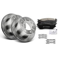 China Rear Disc Brake Rotors & Ceramic Brake Pads for Dodge Ram 2500 Ram 3500 01-02 for sale