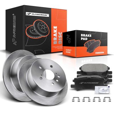 China Rear Disc Brake Rotors & Ceramic Brake Pads for Toyota Highlander Lexus RX330 for sale