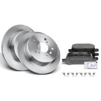 China Rear Disc Brake Rotors & Ceramic Brake Pads for Toyota Avalon 05-07 Camry Solara for sale