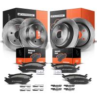 China Front & Rear Disc Brake Rotors & Ceramic Brake Pads for Dodge Ram 1500 for sale