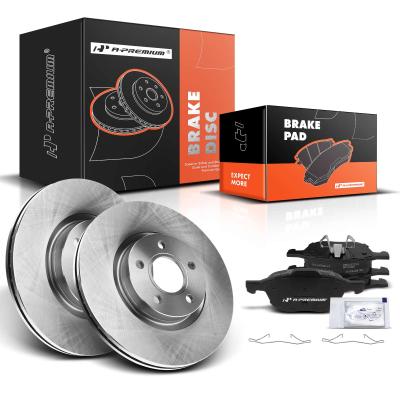 China Front Disc Brake Rotors & Ceramic Brake Pads for Ford Escape 13-15 17 Volvo for sale