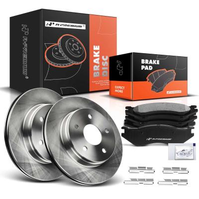 China Front Disc Brake Rotors & Ceramic Brake Pads for Dodge Ram 1500 02-05 Durango for sale