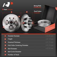 China Front Disc Brake Rotors & Ceramic Brake Pads for Ford E-250 E-350 Club Wagon for sale