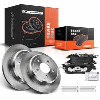 China Rear Disc Brake Rotors & Ceramic Brake Pads for Ford Crown Victoria Lincoln for sale