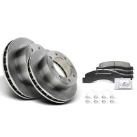 China Front Disc Brake Rotors & Ceramic Brake Pads for Ford Excursion F-250 Super Duty for sale