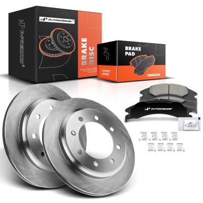 China Rear Disc Brake Rotors & Ceramic Brake Pads for Ford E-150 E-250 Super Duty for sale