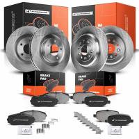 China Front & Rear Disc Brake Rotors & Ceramic Brake Pads for Ford Edge Lincoln 11-14 for sale