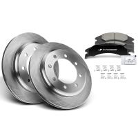 China Rear Disc Brake Rotors & Ceramic Brake Pads for Ford E-150 E-250 Super Duty for sale