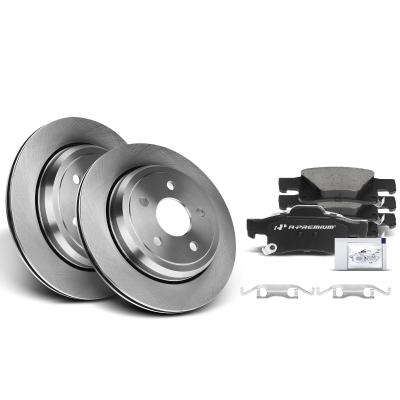 China Rear Disc Brake Rotors & Ceramic Brake Pads for Dodge Durango Jeep 11-17 for sale