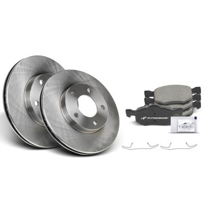 China Front Disc Brake Rotors & Ceramic Brake Pads for Ford Escape Mazda Mercury for sale