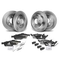 China Front & Rear Disc Brake Rotors & Ceramic Brake Pads for Dodge Caravan Chrysler for sale