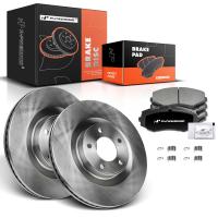 China Front Disc Brake Rotors & Ceramic Brake Pads for Ford Edge 2007-2014 Lincoln MKX for sale