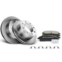 China Rear Disc Brake Rotors & Ceramic Brake Pads for Ford Excursion F-250 Super Duty for sale