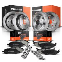 China Front & Rear Disc Brake Rotors & Ceramic Brake Pads for Dodge Ram 1500 Durango for sale