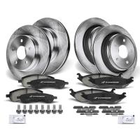 China Front & Rear Disc Brake Rotors & Ceramic Brake Pads for Dodge Ram 1500 Durango for sale