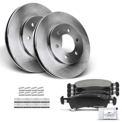 China Front Disc Brake Rotors & Ceramic Brake Pads for Ford Expedition 03-06 Lincoln for sale