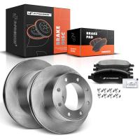 China Rear Disc Brake Rotors & Ceramic Brake Pads for Ford F-250 Super Duty 2005-2007 for sale