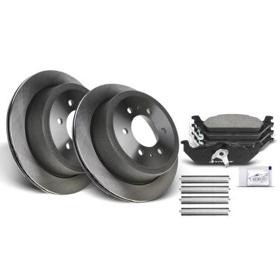 China Rear Disc Brake Rotors & Ceramic Brake Pads for Ford F-150 04-11 Lincoln Mark LT for sale
