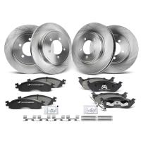 China Front & Rear Disc Brake Rotors & Ceramic Brake Pads for Ford Explorer Mercury for sale