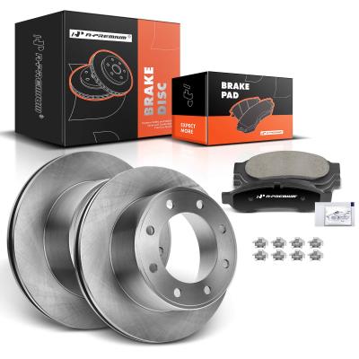 China Rear Disc Brake Rotors & Ceramic Brake Pads for Ford F-250 Surper Duty 2005-2012 for sale