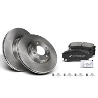 China Front Disc Brake Rotors & Ceramic Brake Pads for Ford Fusion Mazda 6 Mercury for sale