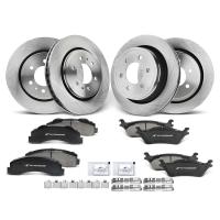 China Front & Rear Disc Brake Rotors & Ceramic Brake Pads for Ford F-150 2012-2020 for sale