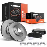 China Front Disc Brake Rotors & Ceramic Brake Pads for Honda Accord Acura CL TL TSX for sale