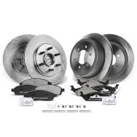 China Front & Rear Disc Brake Rotors & Ceramic Brake Pads for Ford F-150 04-08 Lincoln for sale