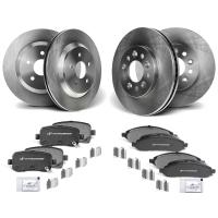 China Front & Rear Disc Brake Rotors & Ceramic Brake Pads for Ford Freestar Mercury for sale