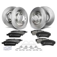 China Front & Rear Disc Brake Rotors & Ceramic Brake Pads for Ford Fusion Mazda 6 for sale