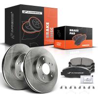 China Front Disc Brake Rotors & Ceramic Brake Pads for Honda Civic 2012-2015 for sale