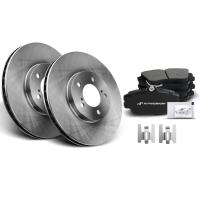 China Front Disc Brake Rotors & Ceramic Brake Pads for Ford Taurus Lincoln Mercury for sale