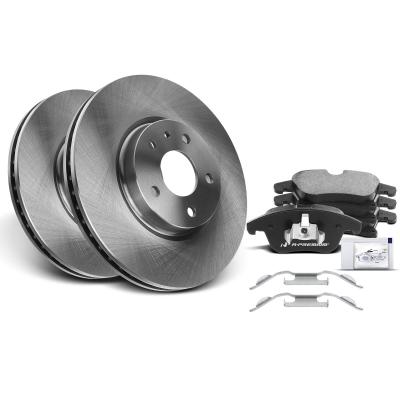 China Front Disc Brake Rotors & Ceramic Brake Pads for Ford Fusion 13-20 Lincoln MKZ for sale