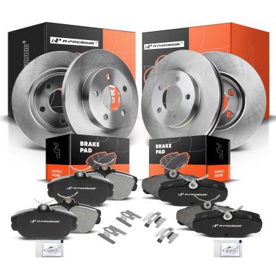 China Front & Rear Disc Brake Rotors & Ceramic Brake Pads for Ford Taurus Mercury for sale