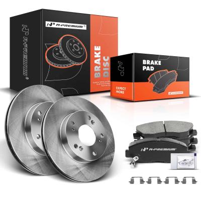 China Front Disc Brake Rotors & Ceramic Brake Pads for Honda Civic 2006-2011 for sale