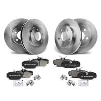 China Front & Rear Disc Brake Rotors & Ceramic Brake Pads for Ford Taurus Lincoln for sale