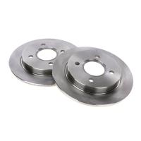 China Front & Rear Disc Brake Rotors & Ceramic Brake Pads for Ford Focus 2005-2007 for sale