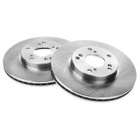 China Front Disc Brake Rotors & Ceramic Brake Pads for Honda Accord 03-07 CSX Civic for sale