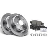 China Rear Disc Brake Rotors & Ceramic Brake Pads for Honda Odyssey 2005-2010 3.5L for sale
