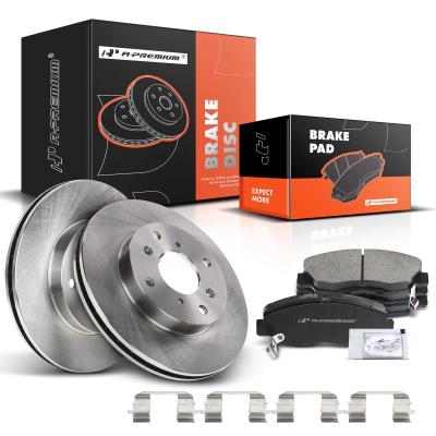 China Front Disc Brake Rotors & Ceramic Brake Pads for Honda Accord 98-02 Acura 2.3L for sale
