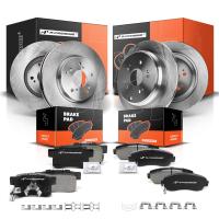 China Front & Rear Disc Brake Rotors & Ceramic Brake Pads for Honda CR-V CRV Acura RDX for sale