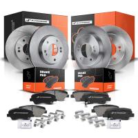 China Front & Rear Disc Brake Rotors & Ceramic Brake Pads for Hyundai Elantra Kia for sale