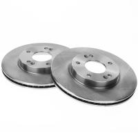China Front & Rear Disc Brake Rotors & Ceramic Brake Pads for Hyundai Elantra Kia for sale