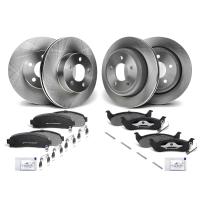 China Front & Rear Disc Brake Rotors & Ceramic Brake Pads for Ford Ranger 10-11 4WD for sale