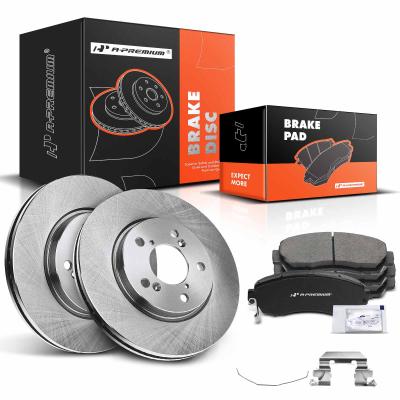 China Front Disc Brake Rotors & Ceramic Brake Pads for Honda Odyssey 2005-2010 for sale