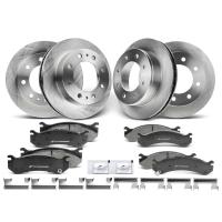 China Front & Rear Disc Brake Rotors & Ceramic Brake Pads for GMC Sierra 1500 HD for sale