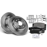 China Rear Disc Brake Rotors & Ceramic Brake Pads for Honda CR-V 2002-2004 L4 2.4L for sale