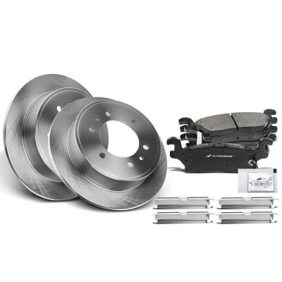 China Rear Disc Brake Rotors & Ceramic Brake Pads for Hummer H3 06-10 H3T 09-10 for sale