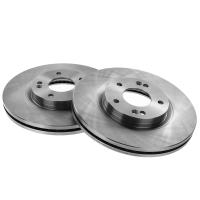 China Front & Rear Disc Brake Rotors & Ceramic Brake Pads for Hyundai Santa Fe Kia for sale